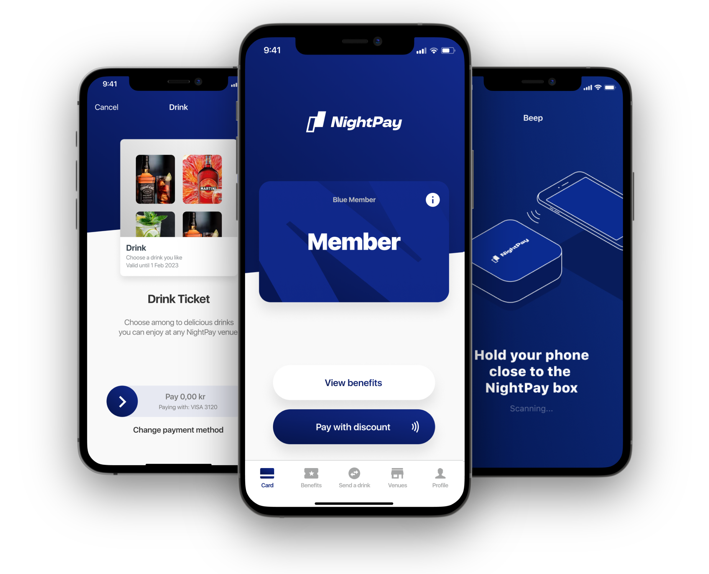 NightPay - Nightlife membership app for more than 80 venues in Denmark